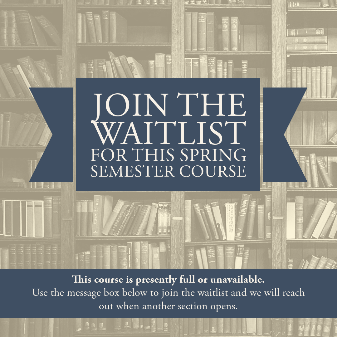 Spring 2025 Class: Catholic Apologetics B – St. Thomas Aquinas Academy